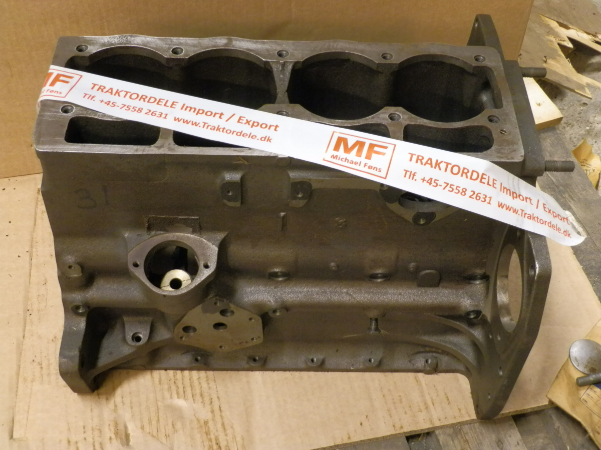 Motorblok til MF35 med Benzinmotor. Standard 87mm benzin. NY rå blok ...