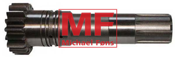 Indgangsaksel, pto-træk. MF135/MP - KOBLING & TRANSMISSION - MF ...