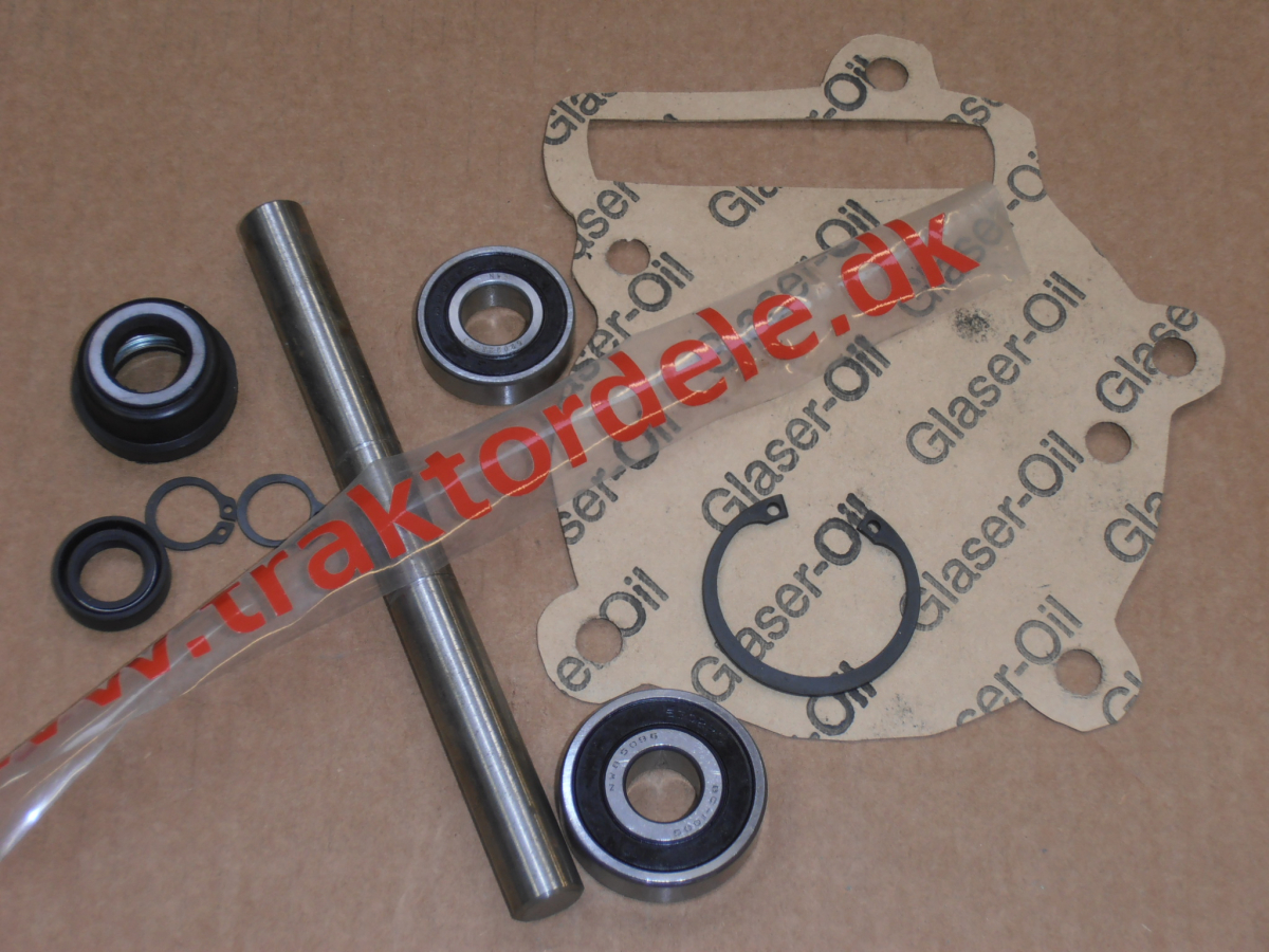 Vandpumpe-repsæt, Bukh554. Sæt med kulskive/aksel/lejer/låseringe ...